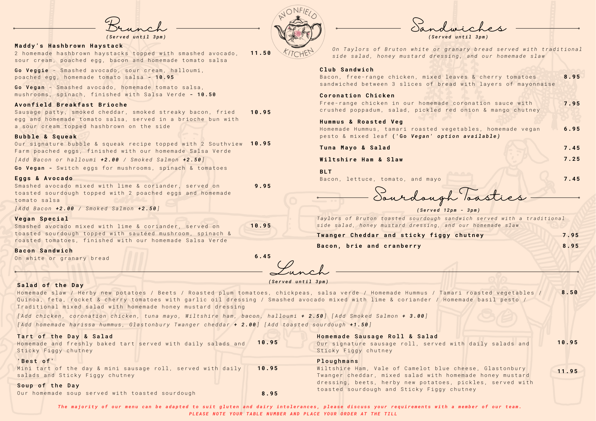 Avonfield Kitchen - Delicious Food At The Nursery Trowbridge